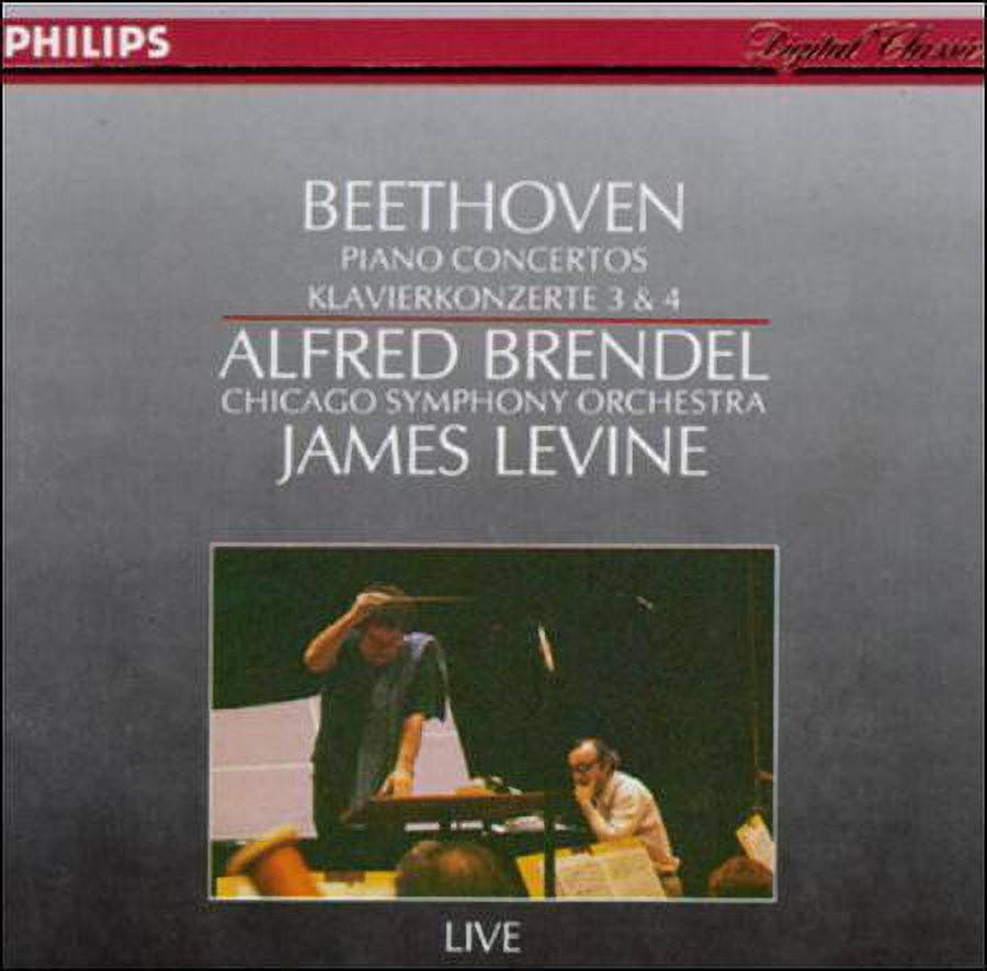Pre-Owned Beethoven: Piano Concertos Nos. 3 & 4 (CD, Aug-1985, Philips) - Walmart.com