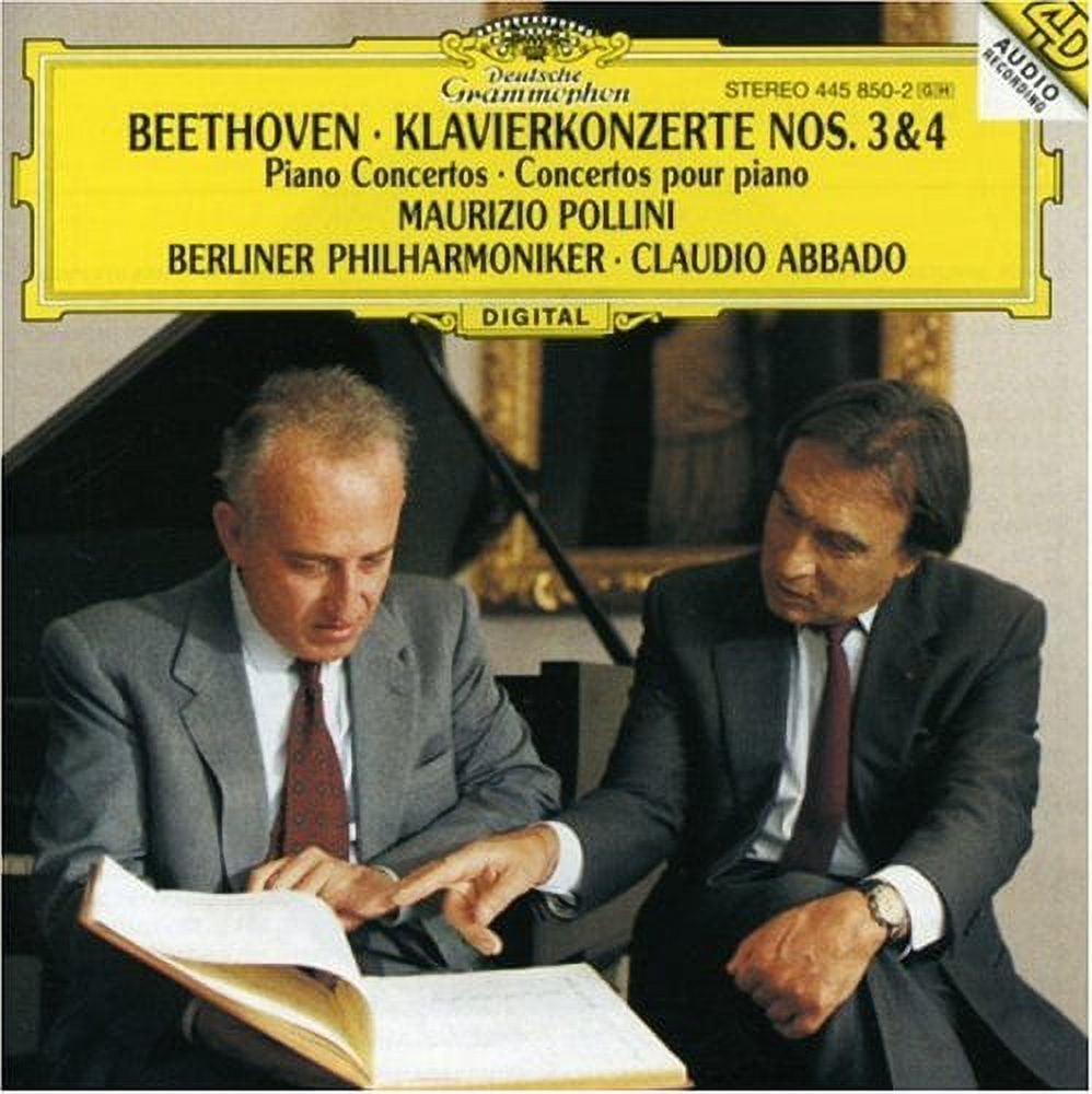 Pre-Owned Beethoven: Piano Concertos Nos. 3 & 4 by Maurizio Pollini (CD, 1997) - Walmart.com
