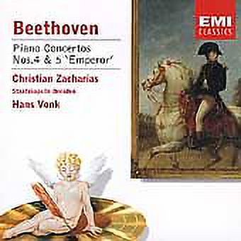 Pre-Owned Beethoven: Piano Concertos Nos. 4 & 5 "Emperor" (CD, EMI Music Distribution) - Walmart.com