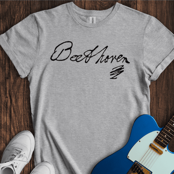 Beethoven Signature II T-Shirt - Walmart.com
