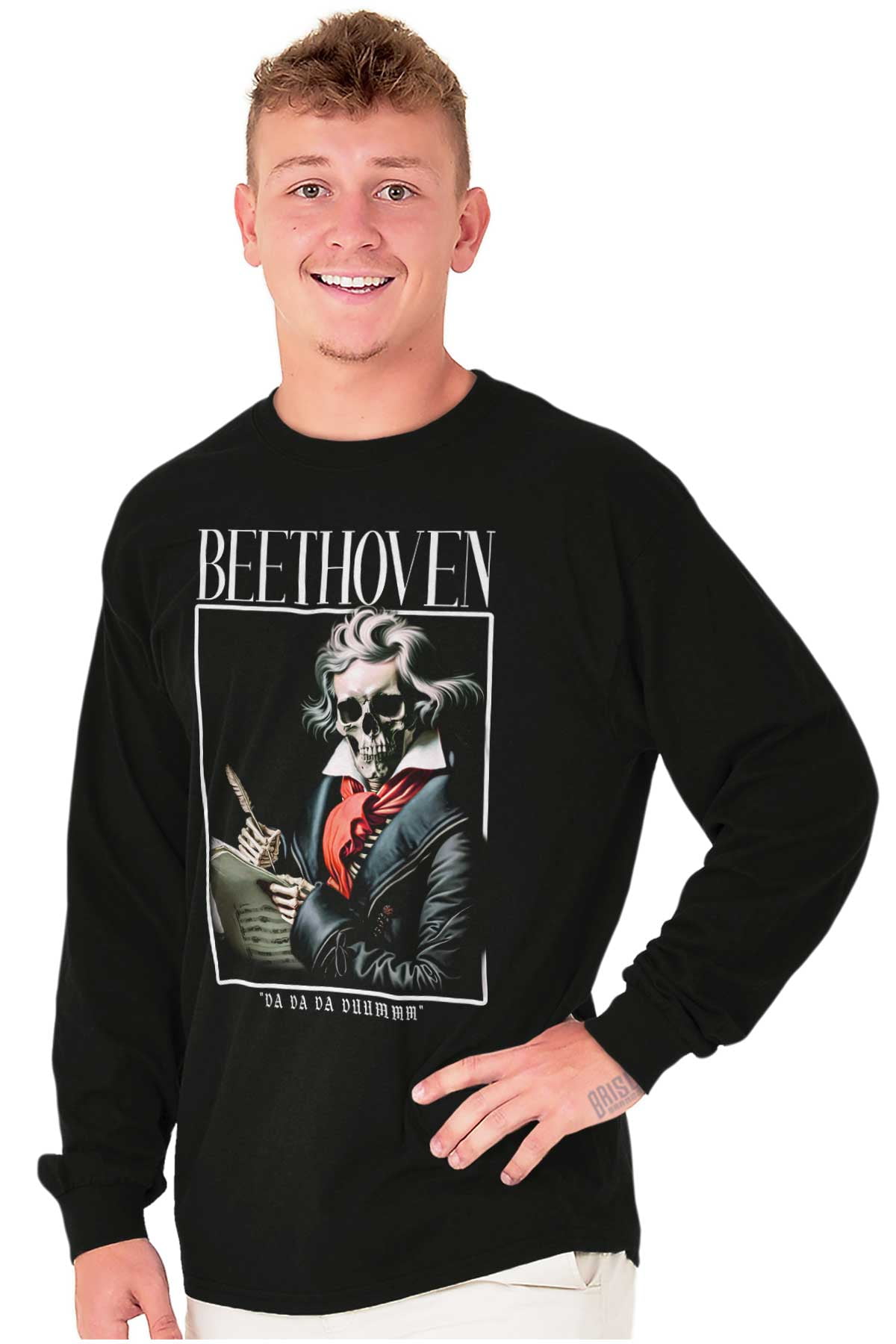 Beethoven Skeleton Da Da Da Dumm Long Sleeve TShirt Men Women Brisco ...