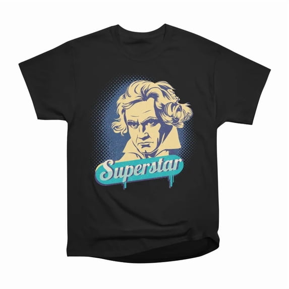 Beethoven Superstar T-Shirt Tee Gift For Him Merch For Her Apparel For ...