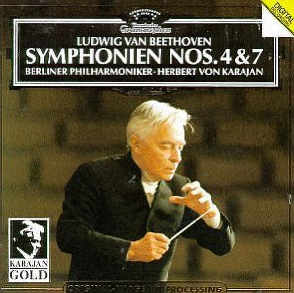 Pre-Owned Beethoven: Symphonies Nos. 4 & 7 by Herbert von Karajan (CD, 2000) - Walmart.com