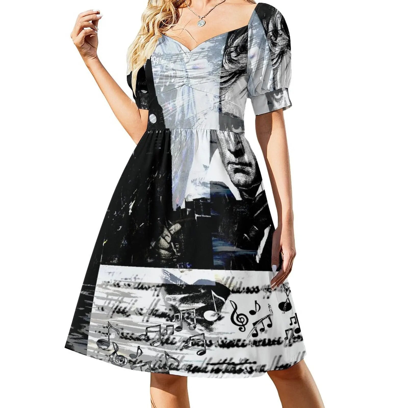 Beethoven collage Dress Aesthetic clothing summer dresses ladies ...