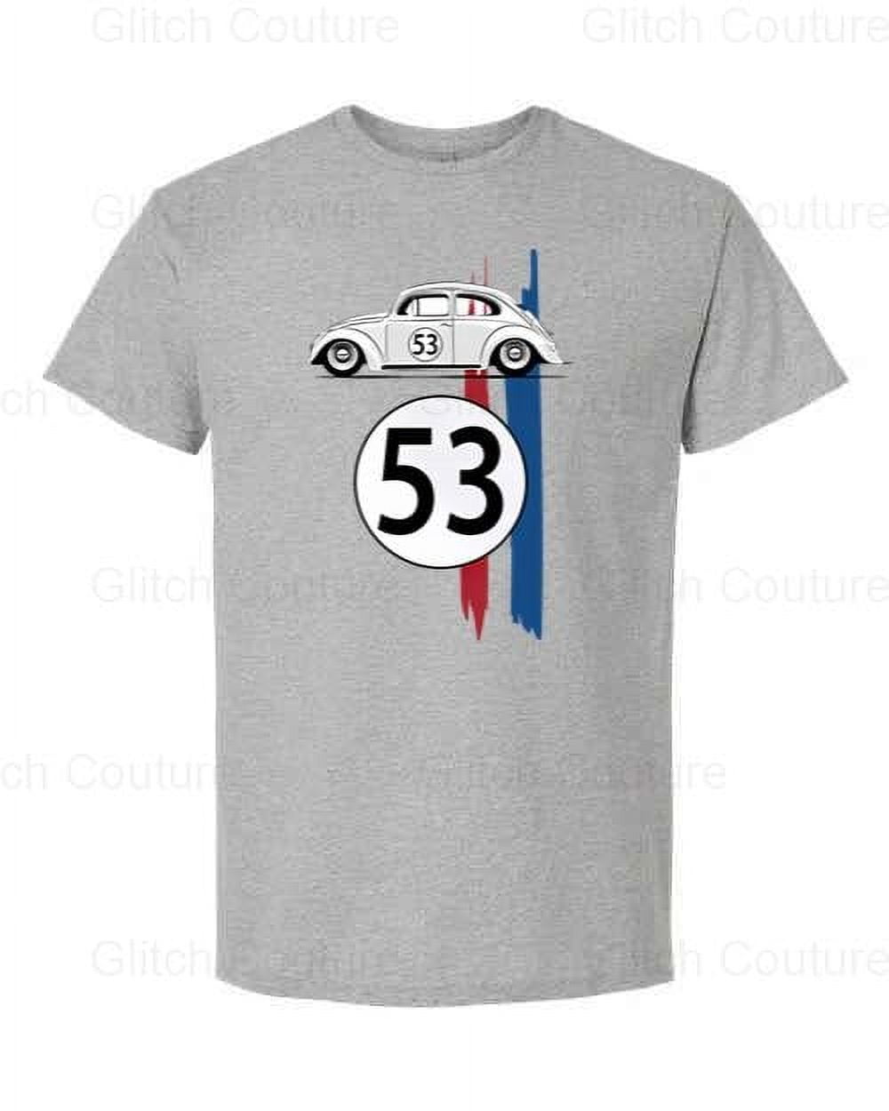 Beetle 53 Herbie Car Rally Movie Fan Style T Shirt up to 5XL - Walmart.com