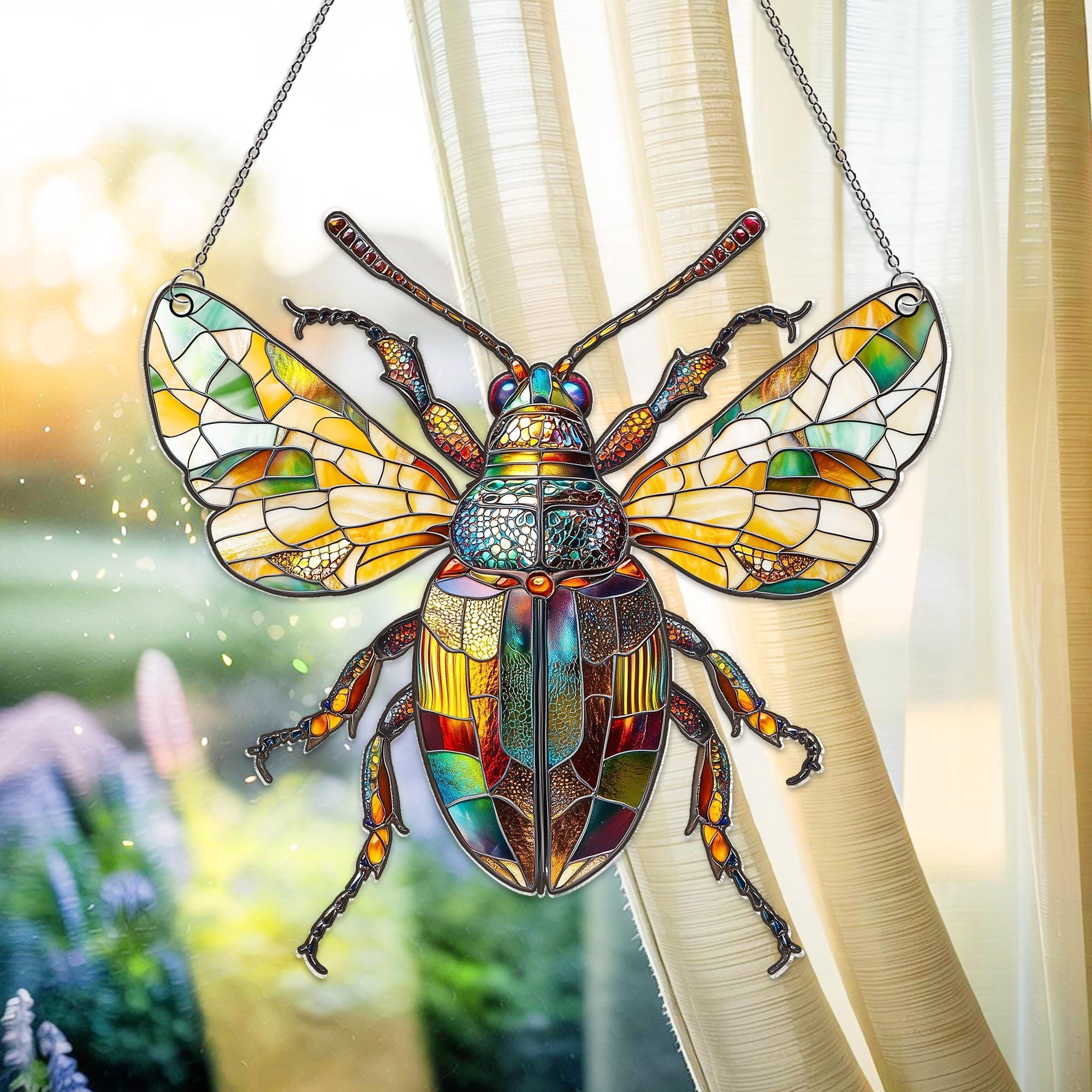 Beetle Acrylic Suncatcher: Insect Window Decor - Walmart.com