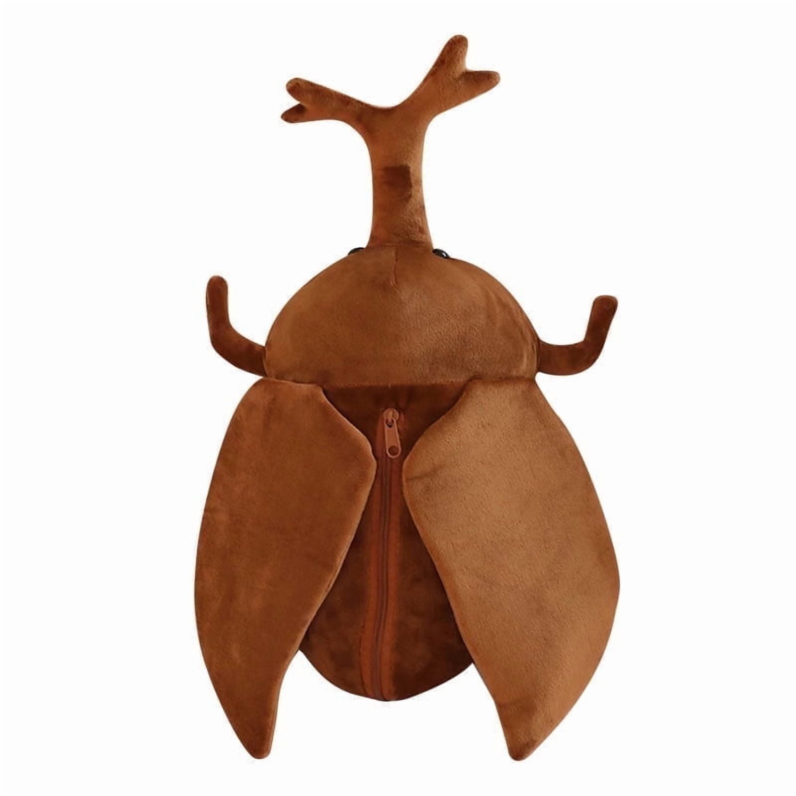 Beetle Backpack, Double Serrated Beetle Plush Toy Backpack, 45cm ...