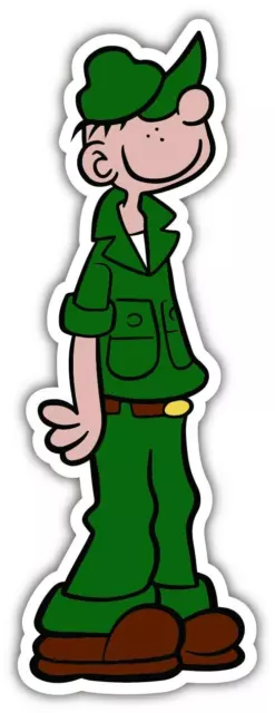 Beetle Bailey Cartoon Comic Sticker Laptop Wall Car Phone Kids Child ...