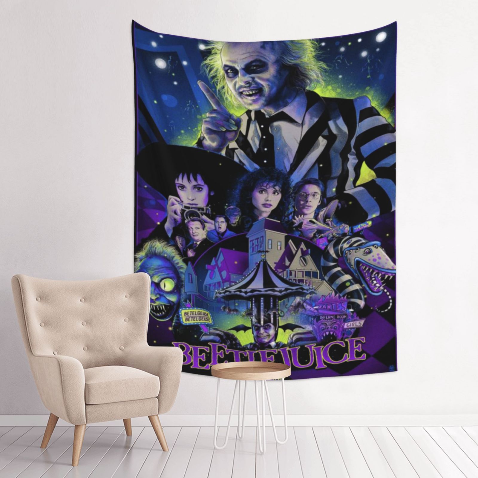 Beetle Juice Tapestries Banner Tapestries in various sizesfor Fans ...