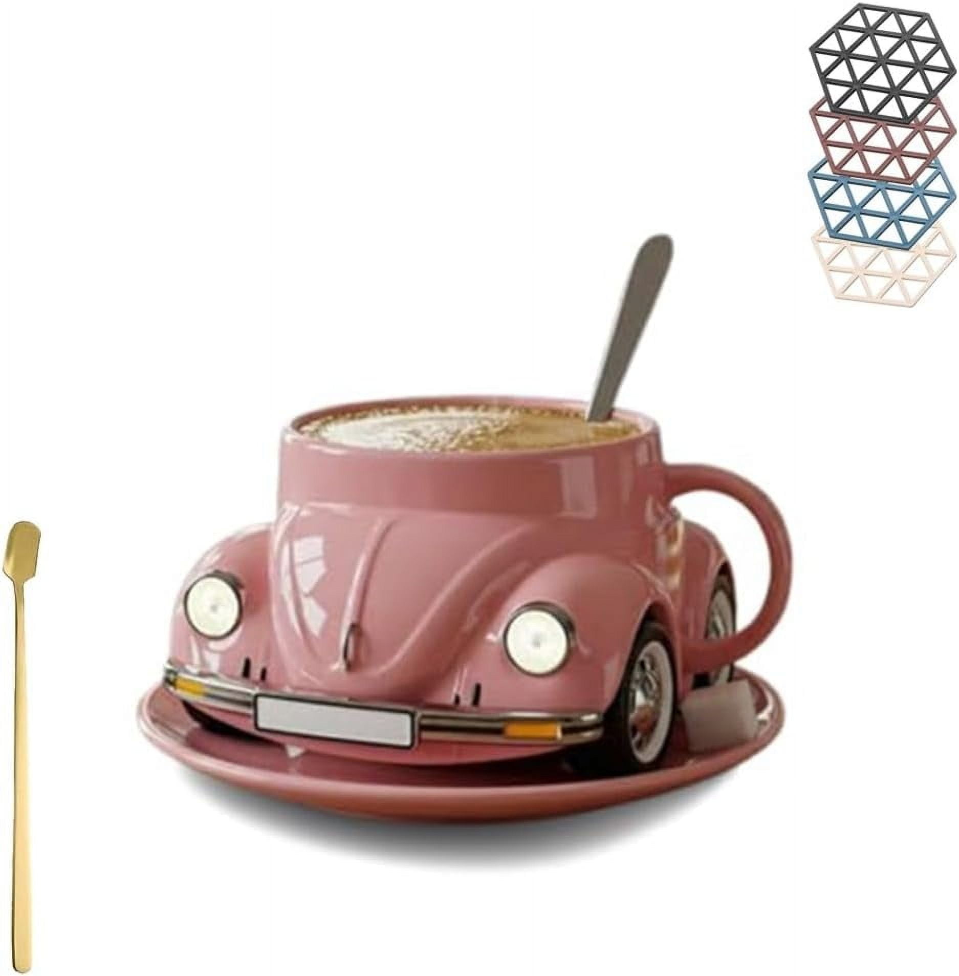 Beetle Shaped Coffee Mug,Beetle-Shaped Coffee Cup,Unique Car-Shaped Tea ...