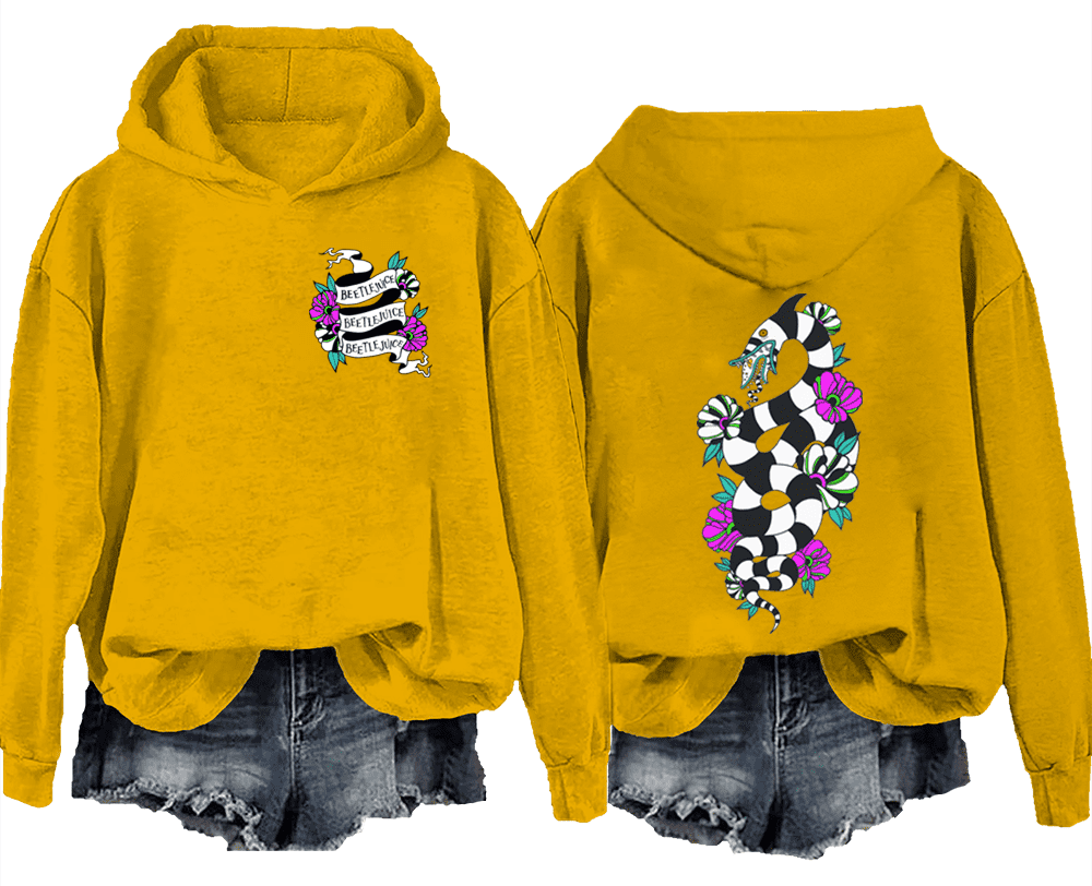Beetle juice Sandworm Halloween Horror Movie Hoodie, Beetlejuice Hoodie ...