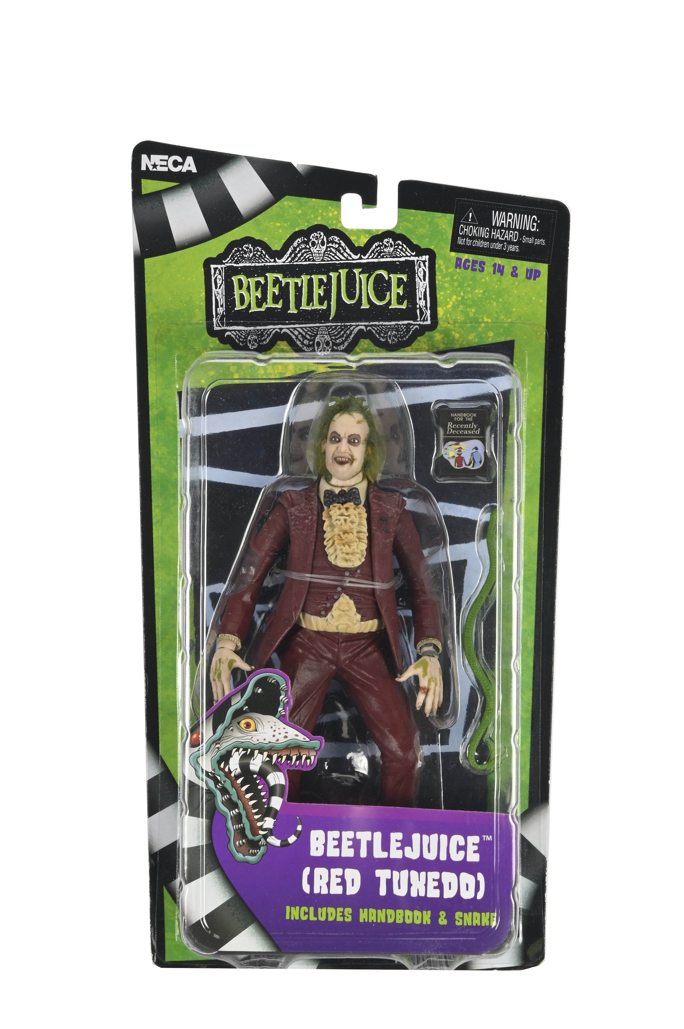 NECA - Beetlejuice (1988) - 7" Scale Action Figure – Red Tuxedo ...