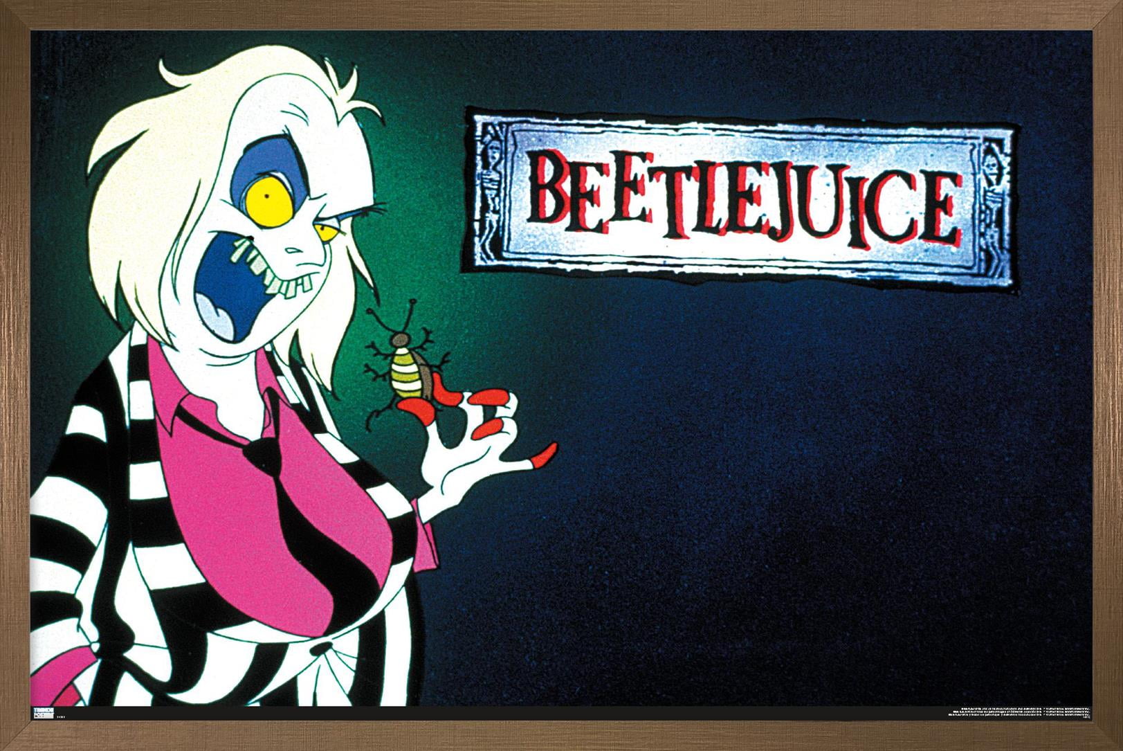 Beetlejuice: Animated - Key Art Wall Poster, 14.725" x 22.375" Framed ...