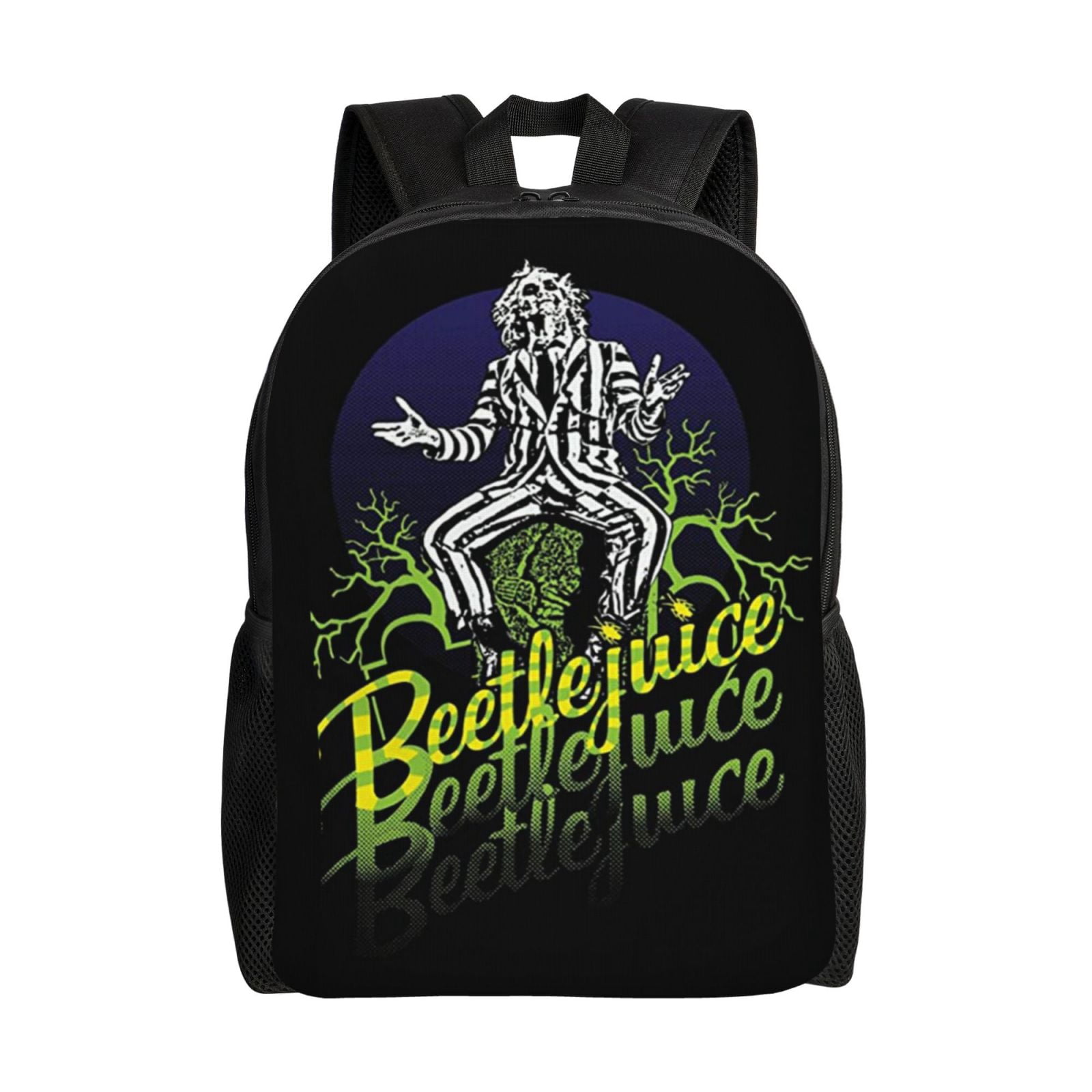 Beetlejuice Backpack Casual Knapsack Simple All-Purpose Bookbag Travel ...