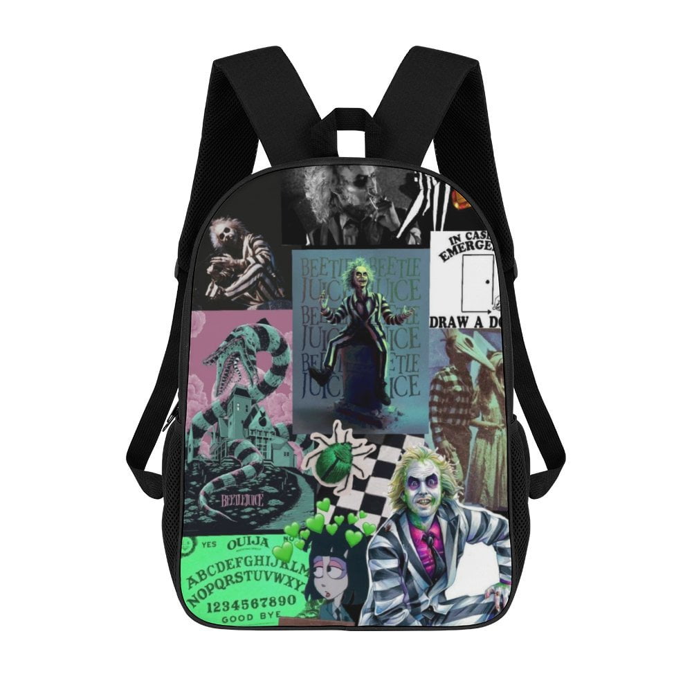 Beetlejuice Backpack, Large Capacity Computer Backpack, 17 Inch Laptop ...