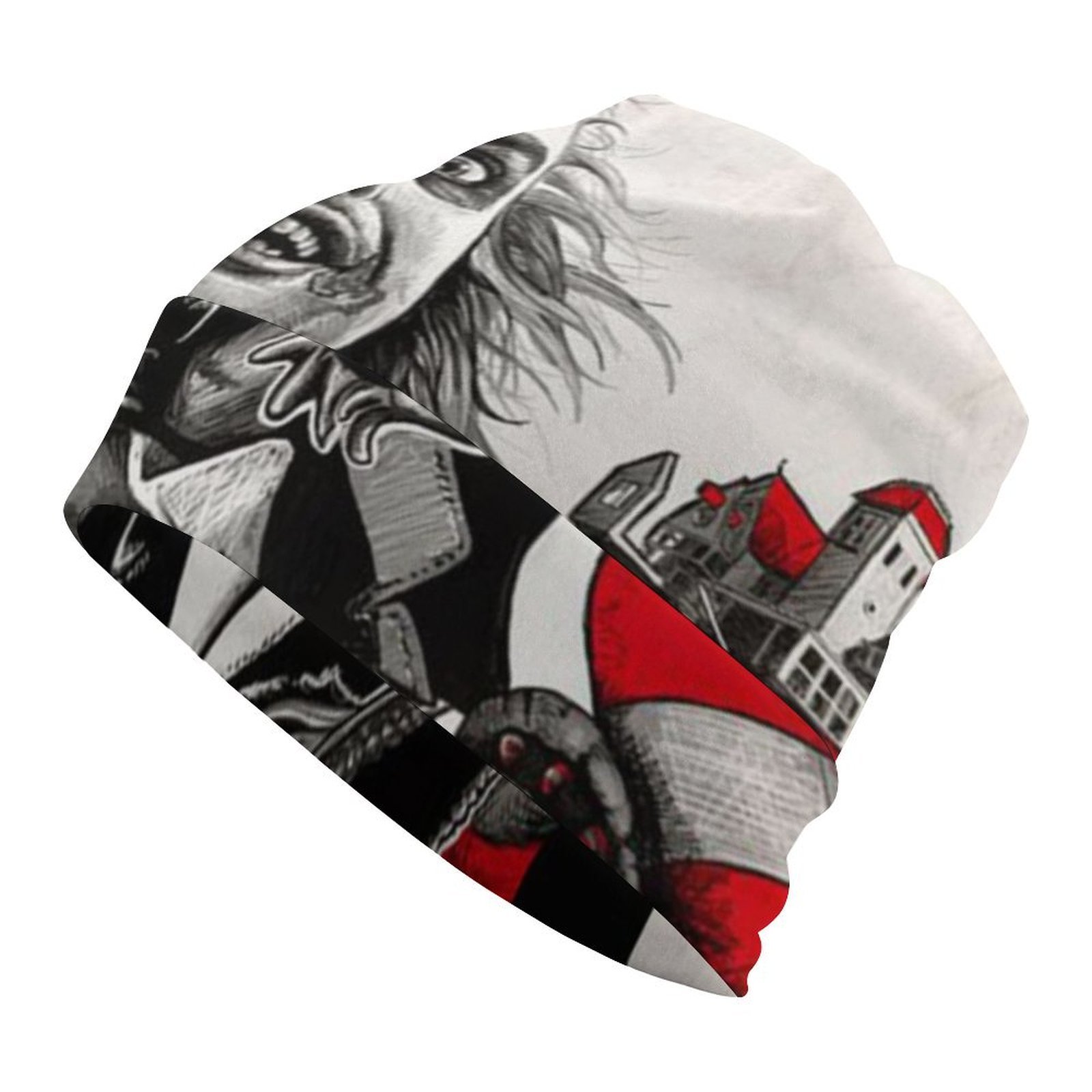 Beetlejuice Beanie Hat Print Slouchy Hat Soft Elastic Warm Headwear ...