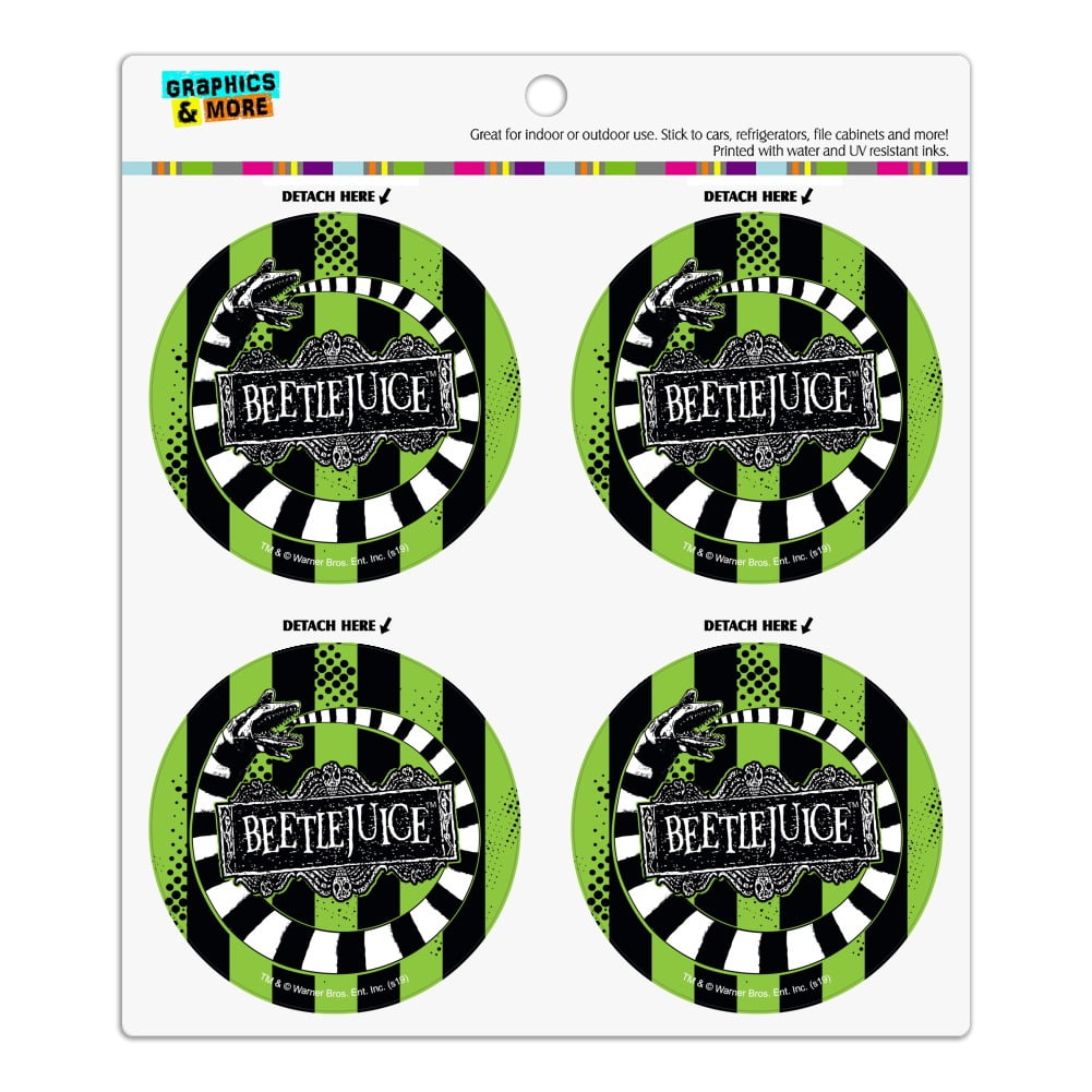 Beetlejuice Beetle Worm Refrigerator Fridge Locker Vinyl Circle Magnet ...