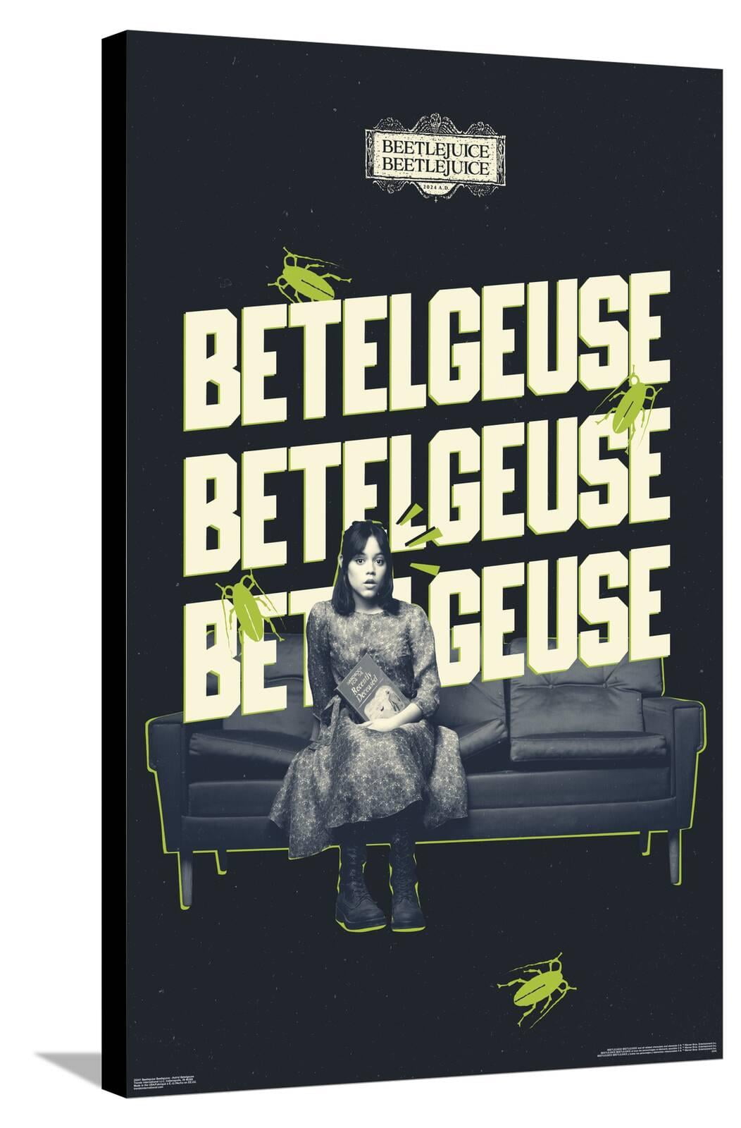 Beetlejuice Beetlejuice - Astrid Betelgeuse Canvas Wall Poster, 22.375 ...