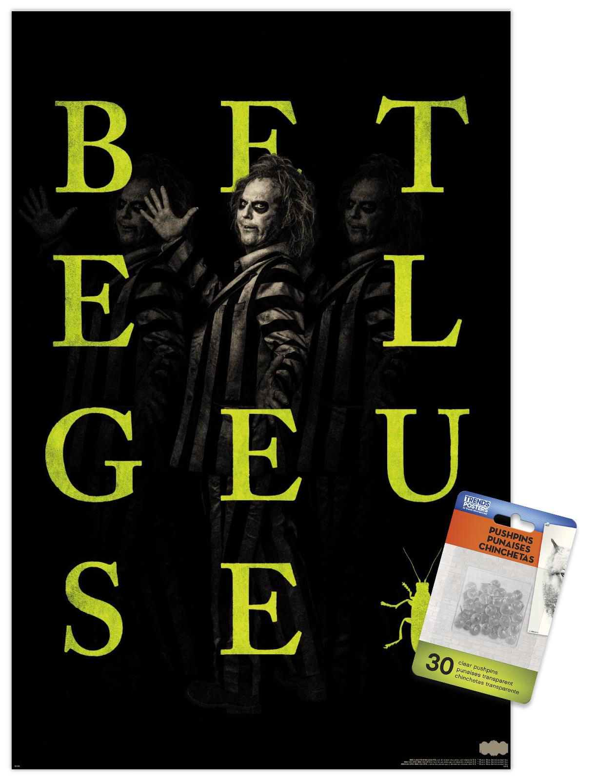 Beetlejuice Beetlejuice - Betelgeuse Wall Poster with Push Pins, 14.725 ...