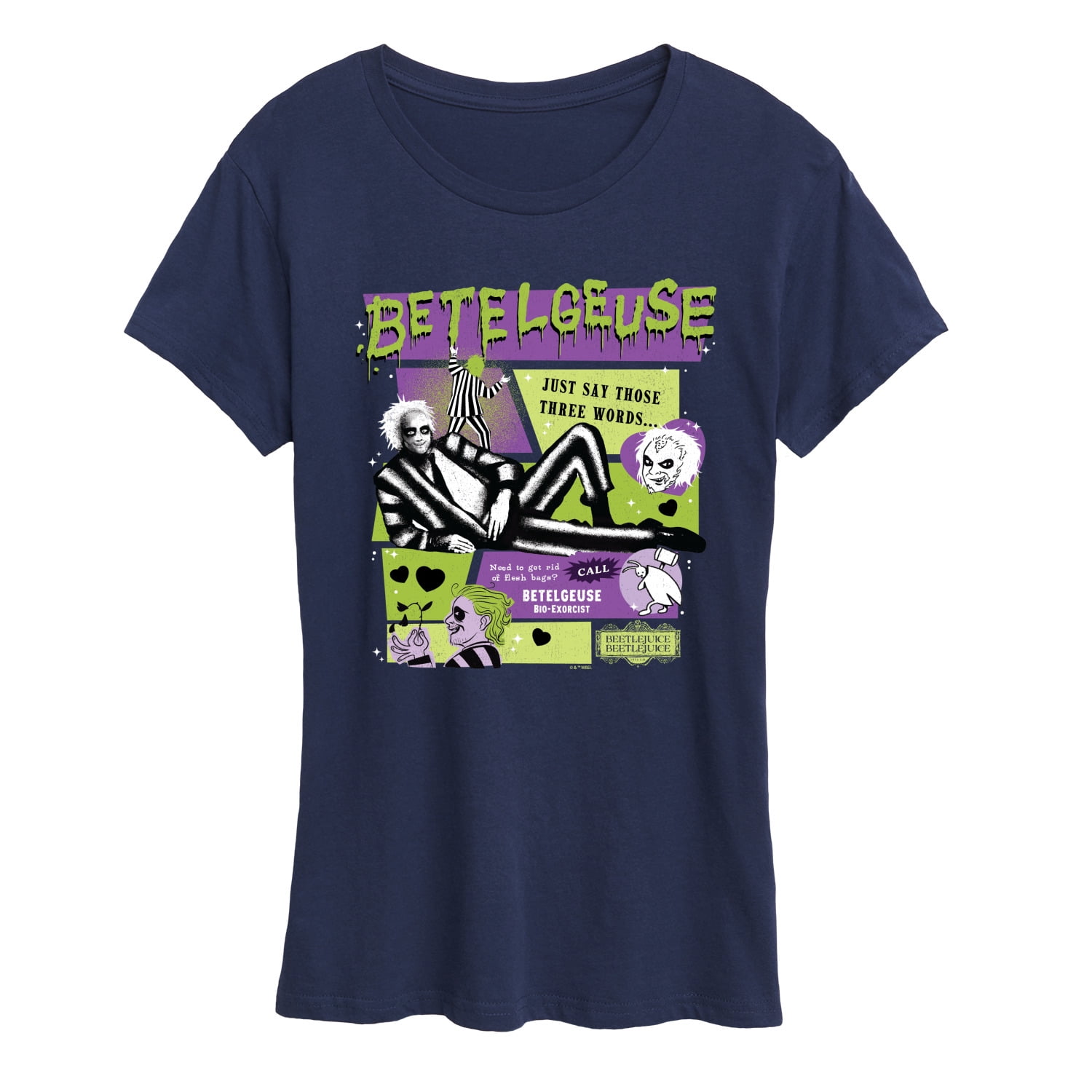 Beetlejuice Beetlejuice - Just Say Those Three Words - Women's Short ...