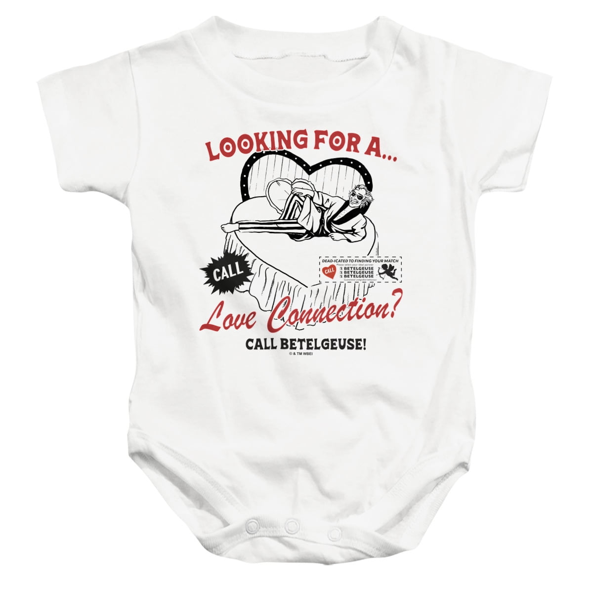 Beetlejuice Beetlejuice Love Beetlejuice Unisex Infant Snap Suit for ...