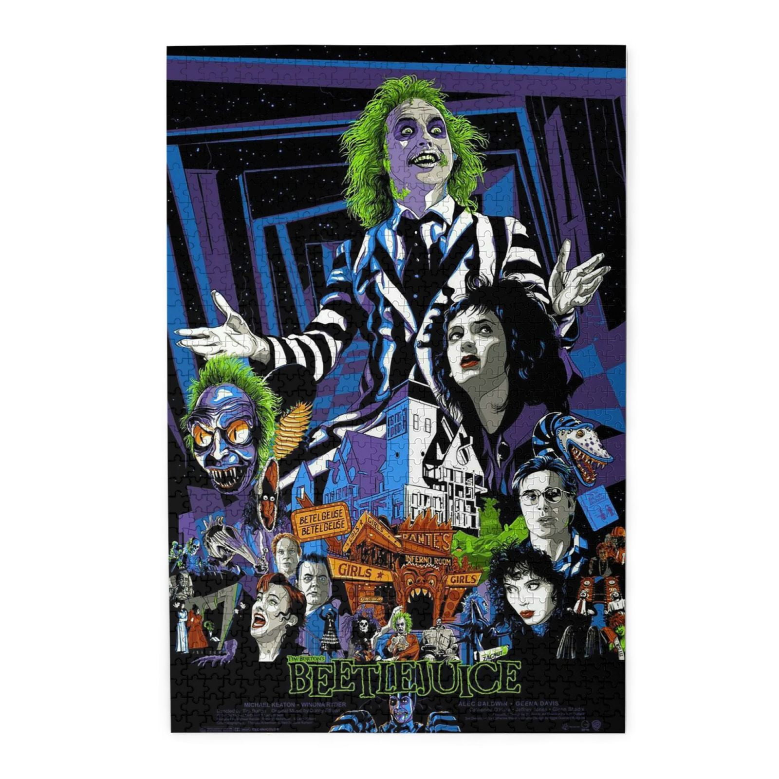 Beetlejuice Beetlejuice Puzzle For Adults & Kids - 1000 Piece Jigsaw ...
