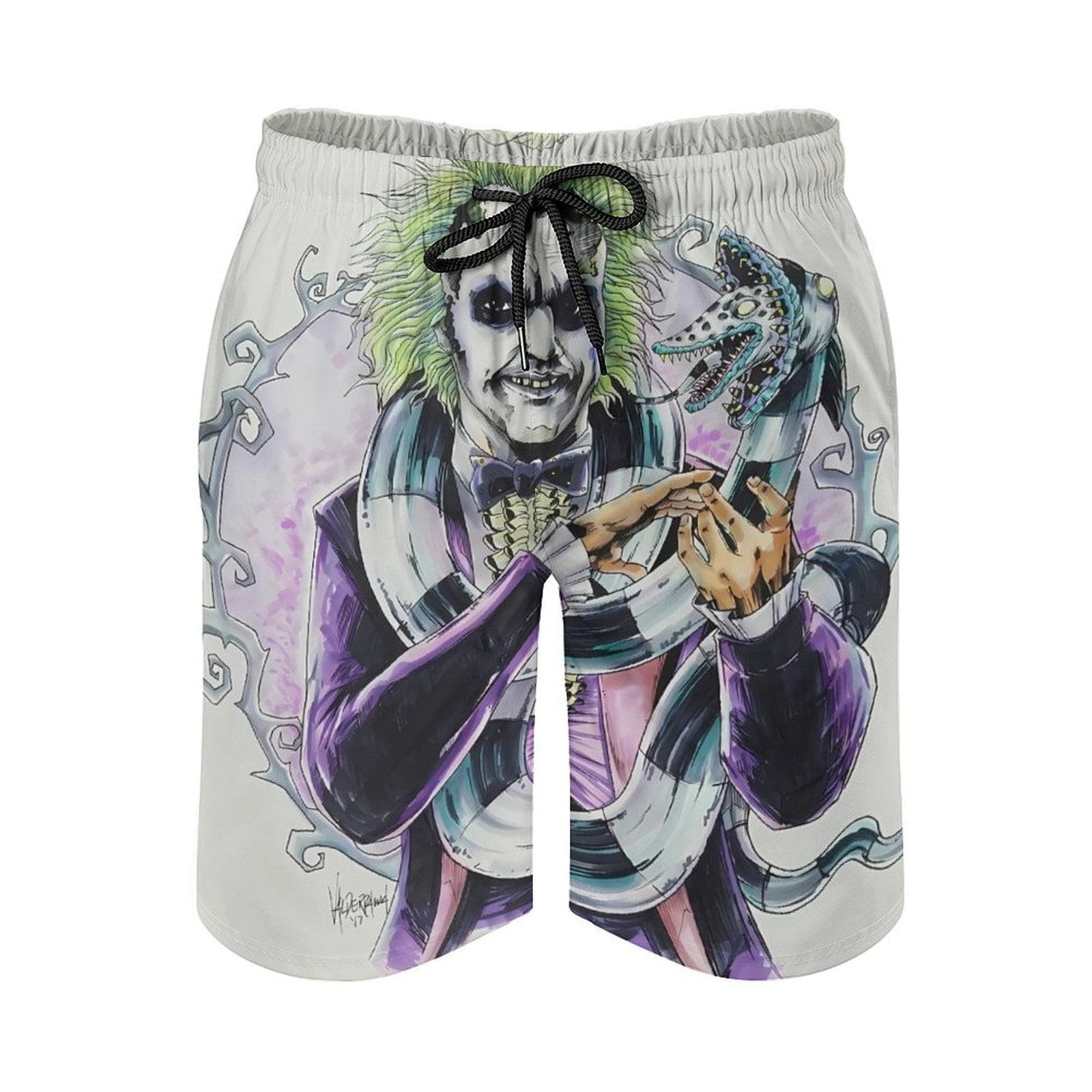 Beetlejuice Betelgeuse Men's Shorts Quick Dry 3D Printed Beach Men's ...