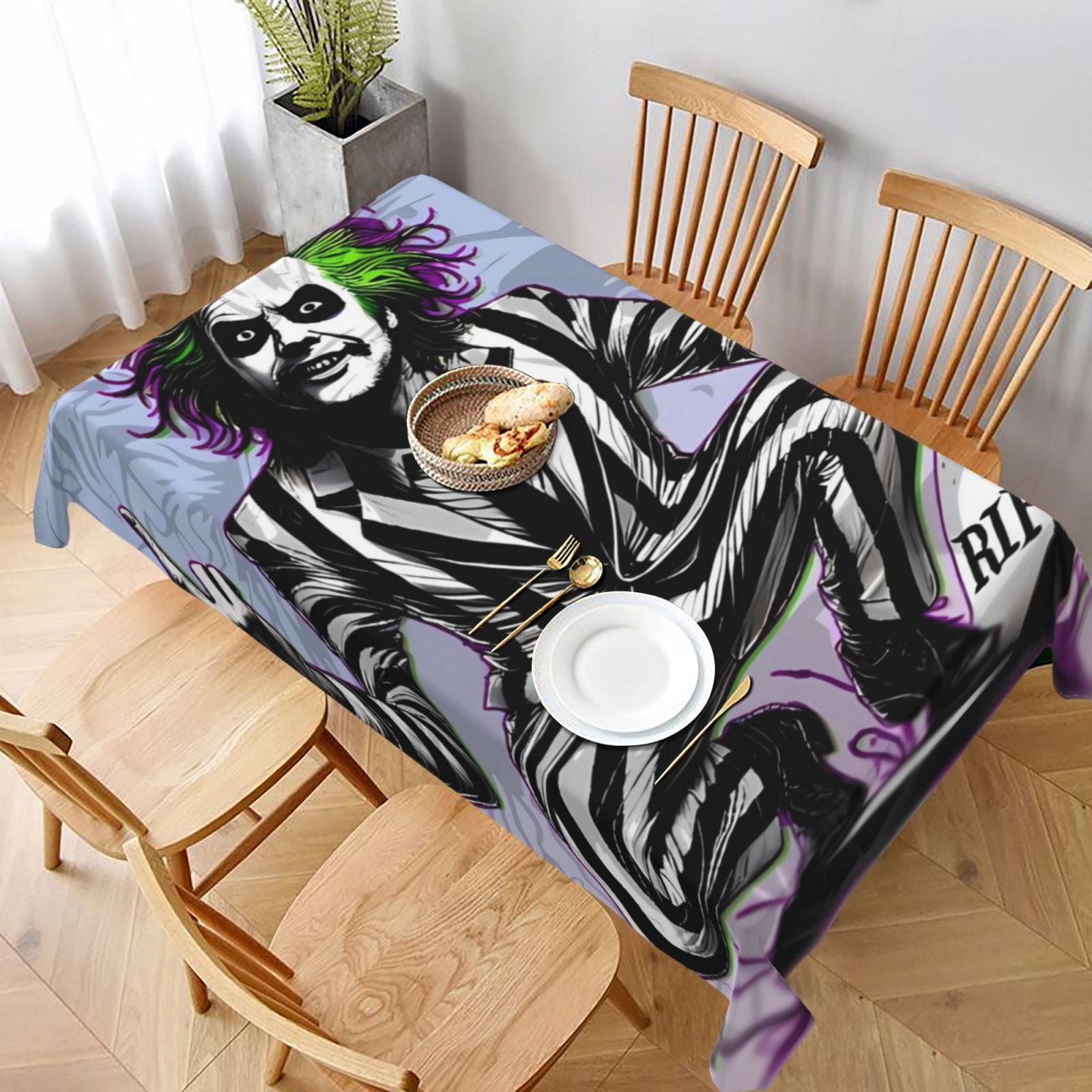 Beetlejuice-Betelgeuse Tablecloth, Washable Long Rectangular Table ...