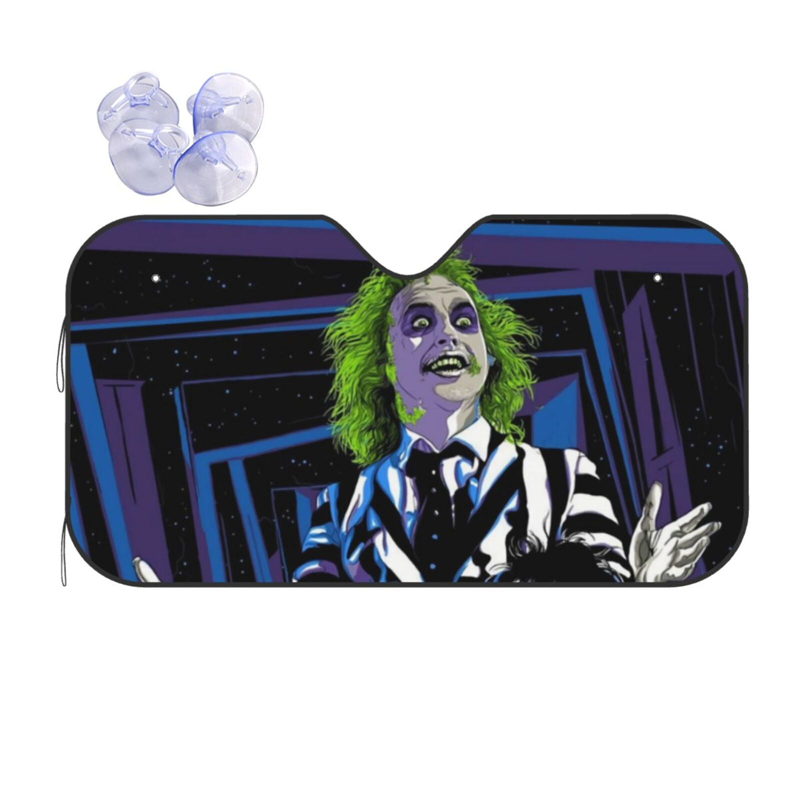 Beetlejuice Car Windshield Sun Shades, Front Windshield Sun Shade For ...