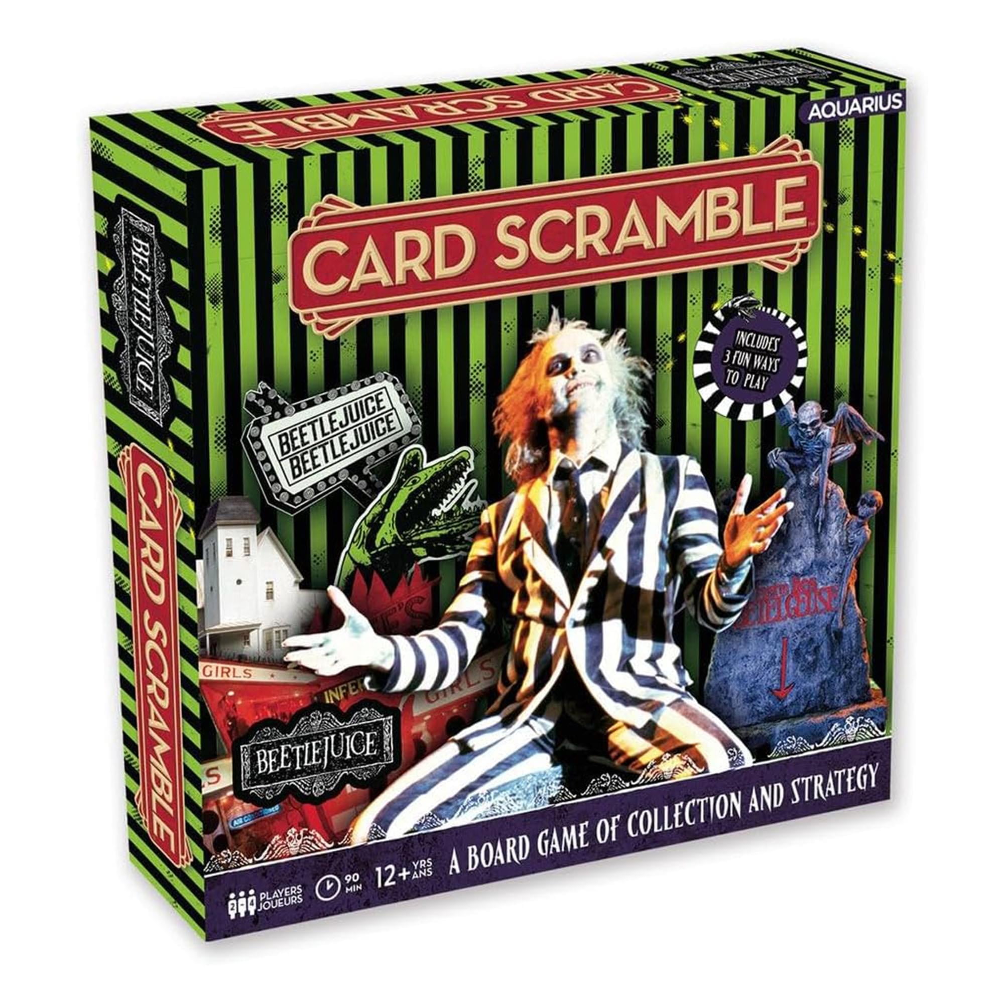 Beetlejuice Card Scramble Board Game - Walmart.com