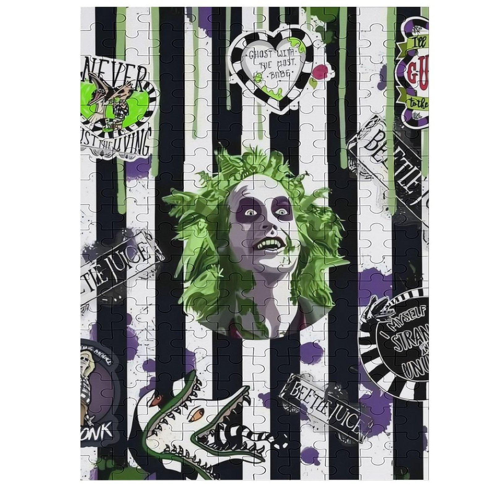 Beetlejuice Christmas Jigsaw Puzzles Interlocking Puzzles for Kids And ...