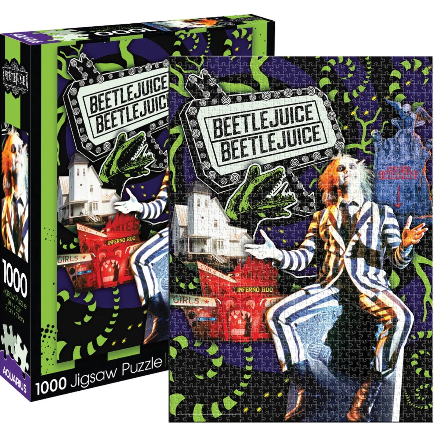 Beetlejuice Jigsaw Puzzles - Collaborative Daycare Activity - Walmart ...