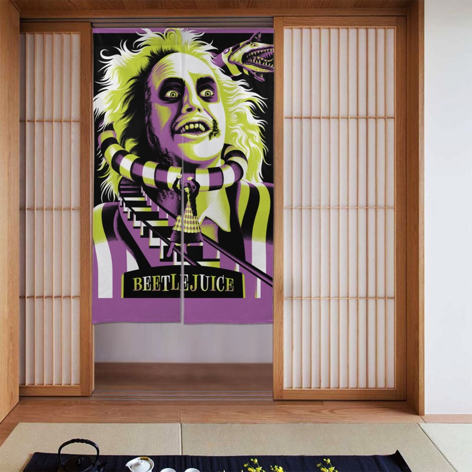 Beetlejuice Doorway Curtains Blackout Partition Door Cover Decor ...