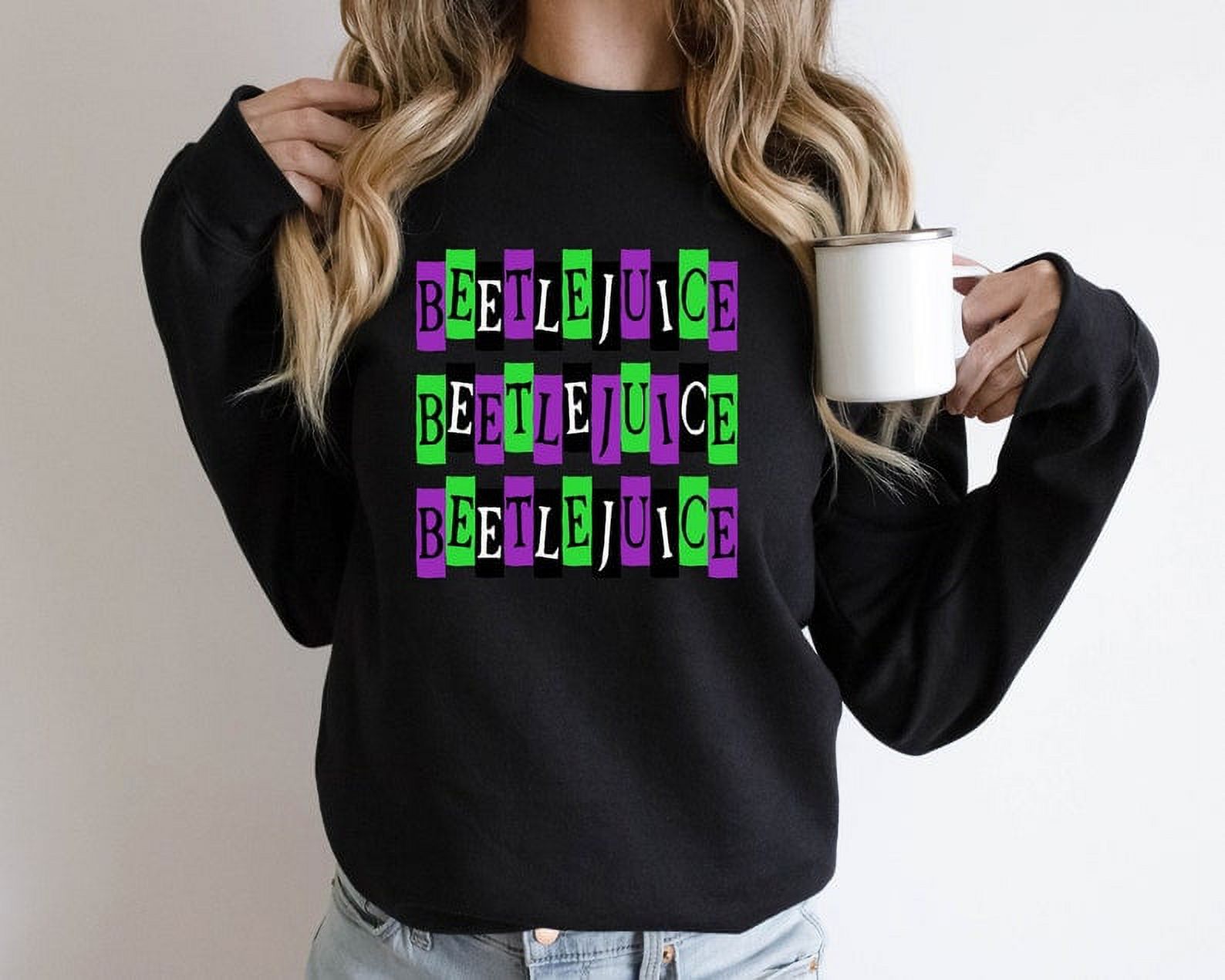Beetlejuice Fan Sweatshirt,Recently Deceased Shirt,Halloween Babe,Ghost ...