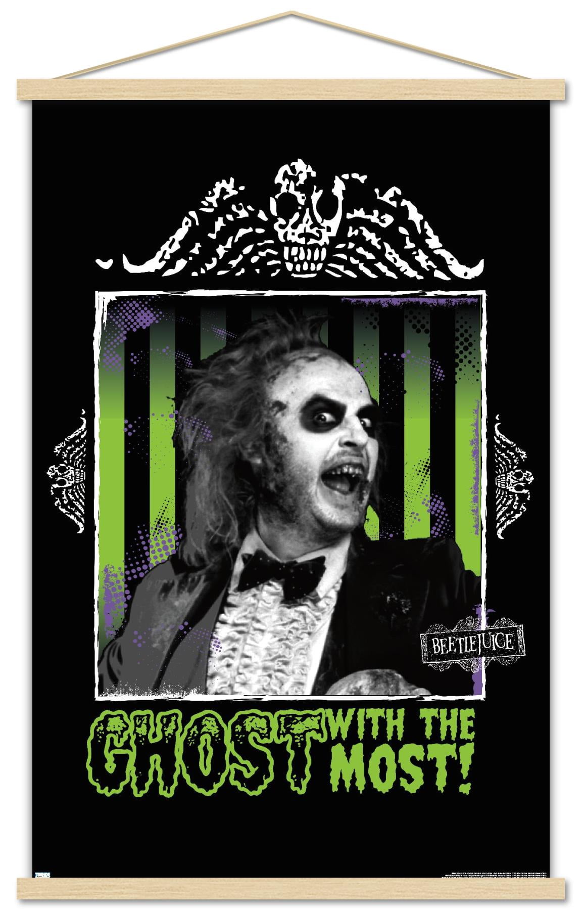 Beetlejuice - Ghost With The Most Wall Poster with Magnetic Frame, 22. ...
