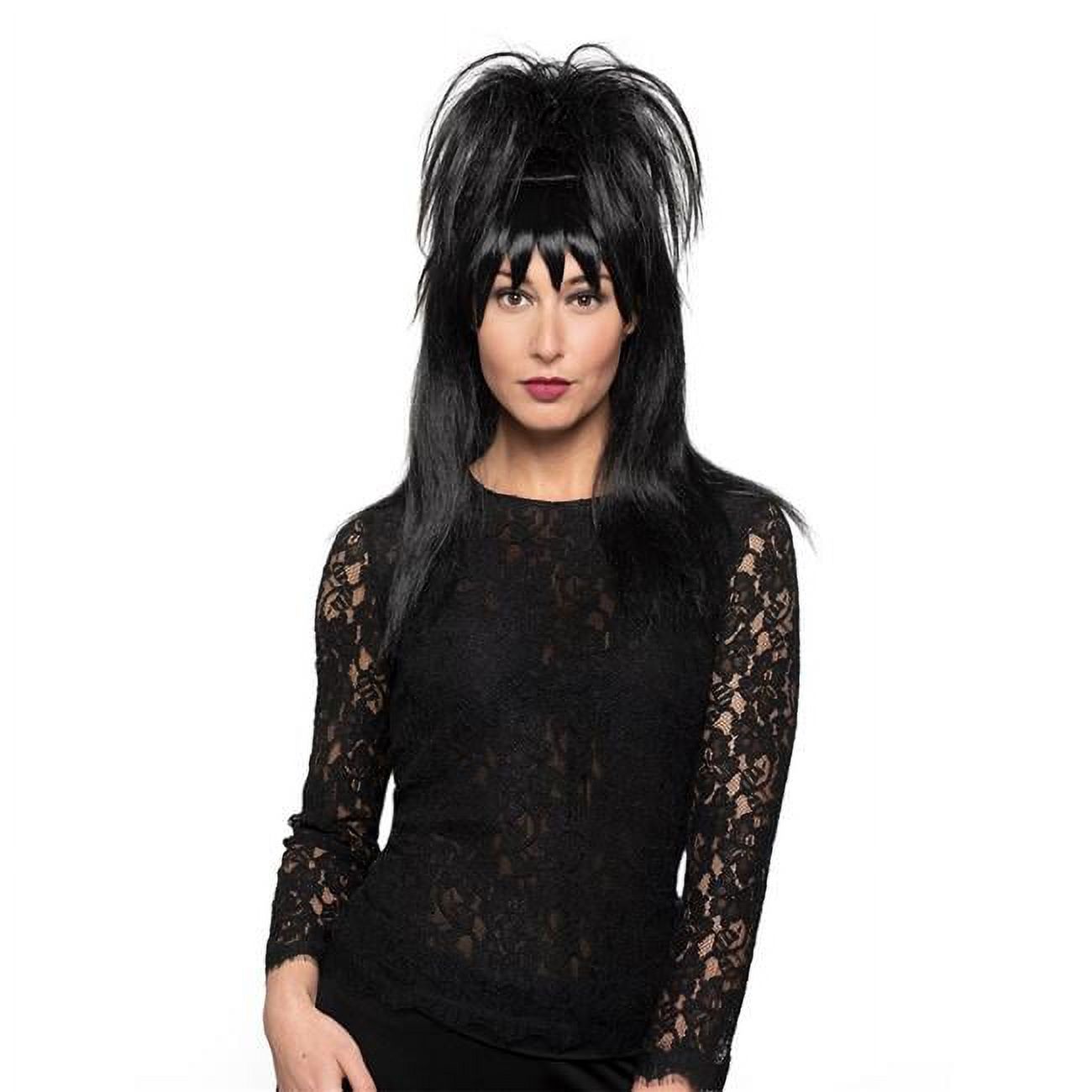 Beetlejuice Goth Lydia Wig, Black - Walmart.com