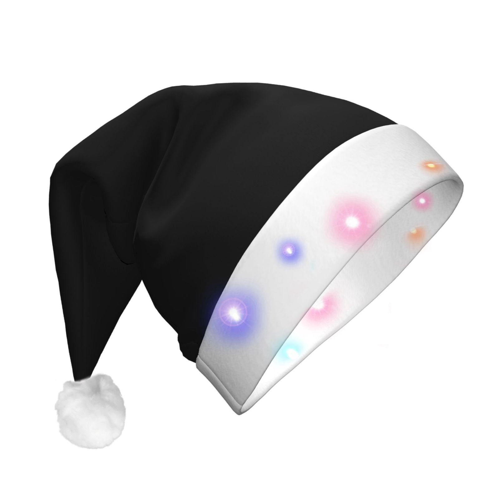 Beetlejuice Hat Light Up Christmas Hat Glow Lighted Santa Hat with ...