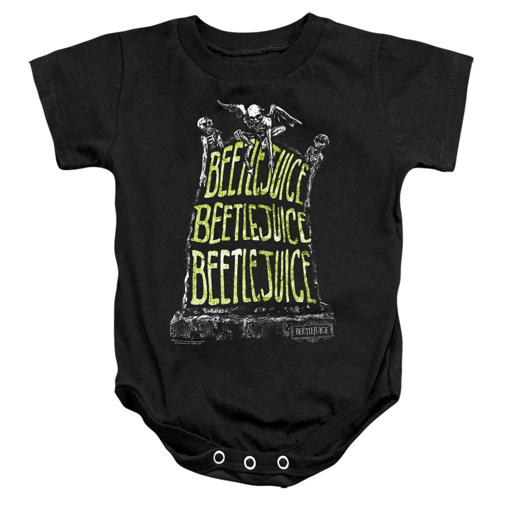 Beetlejuice Headstone Name Unisex Infant Snap Suit for Baby (18 Months ...