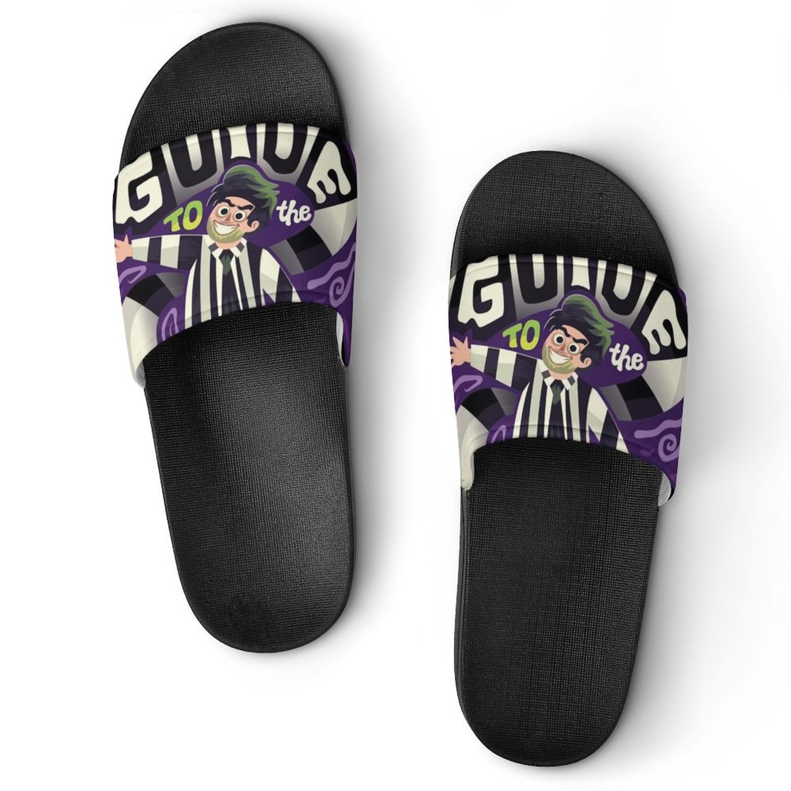 Beetlejuice Home Slippers Unisex House Sandals Breathable PVC Slides ...