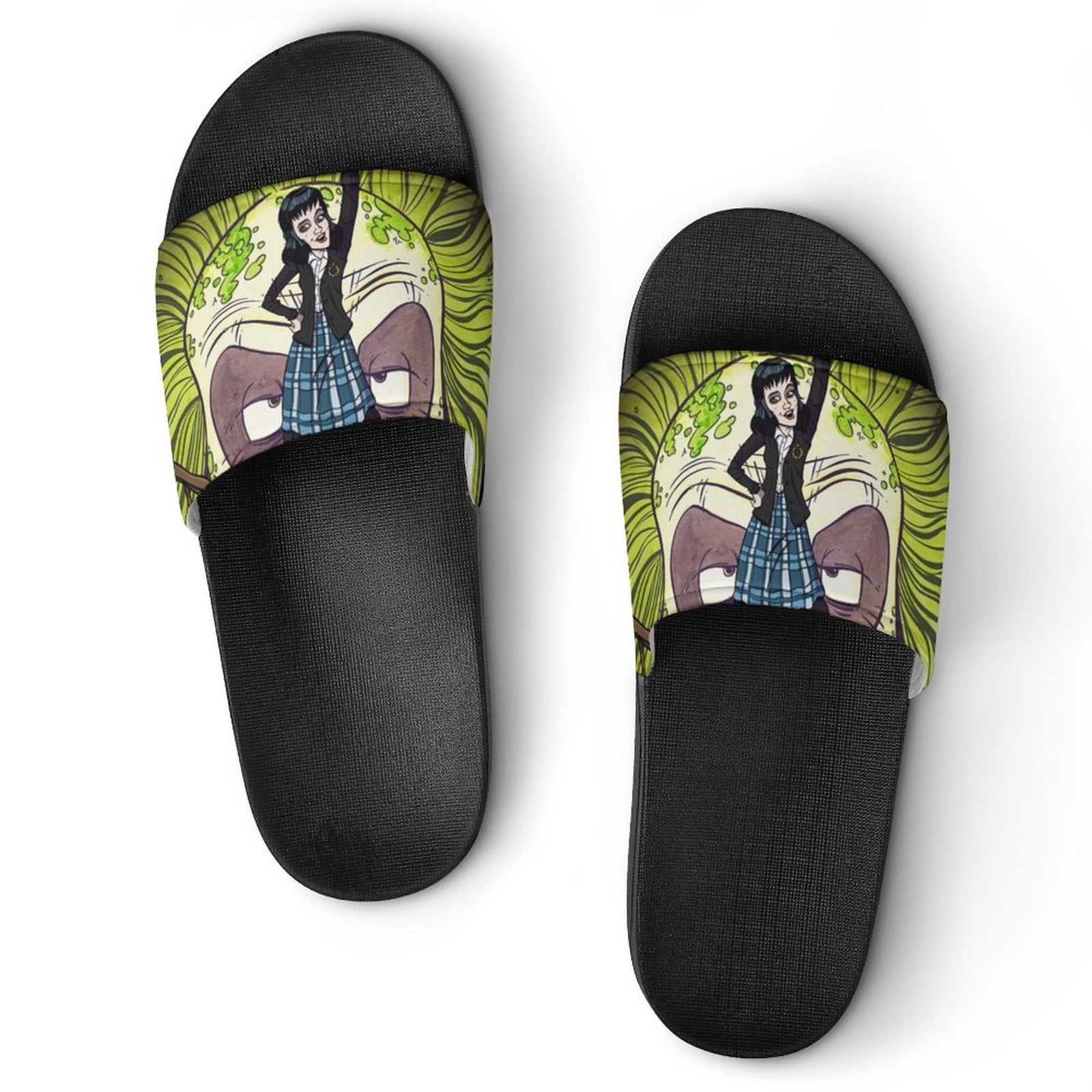 Beetlejuice Home Slippers Unisex House Sandals Breathable PVC Slides ...