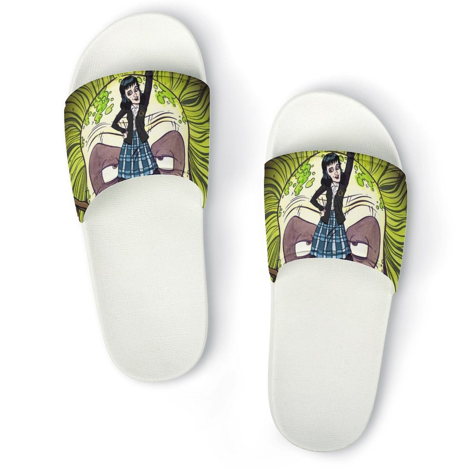 Beetlejuice Home Slippers Unisex House Sandals Breathable PVC Slides ...