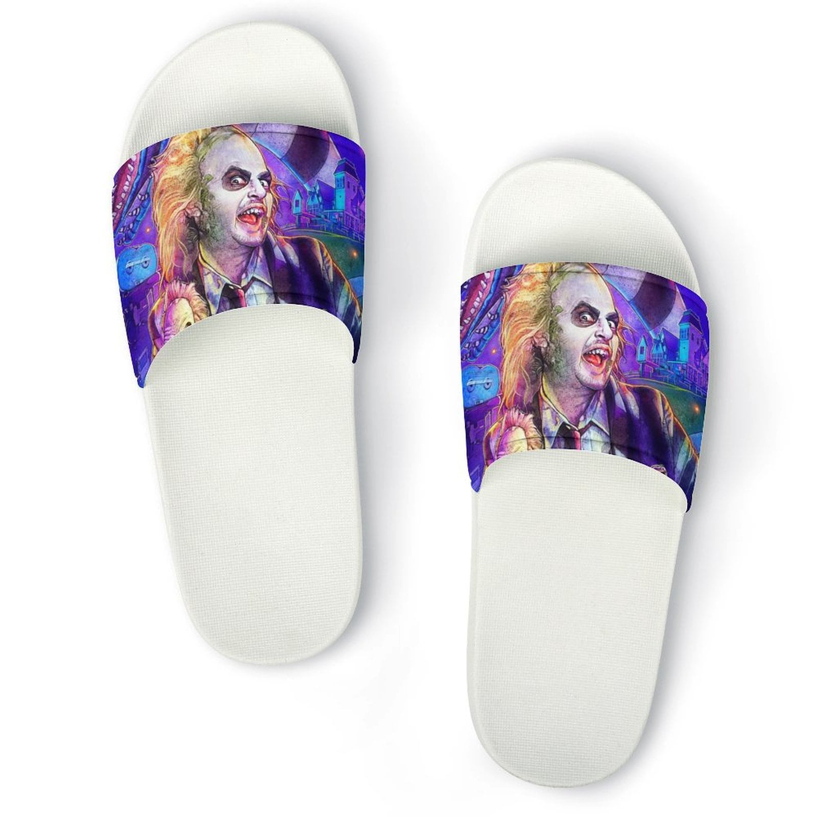 Beetlejuice Home Slippers Unisex House Sandals Breathable PVC Slides ...
