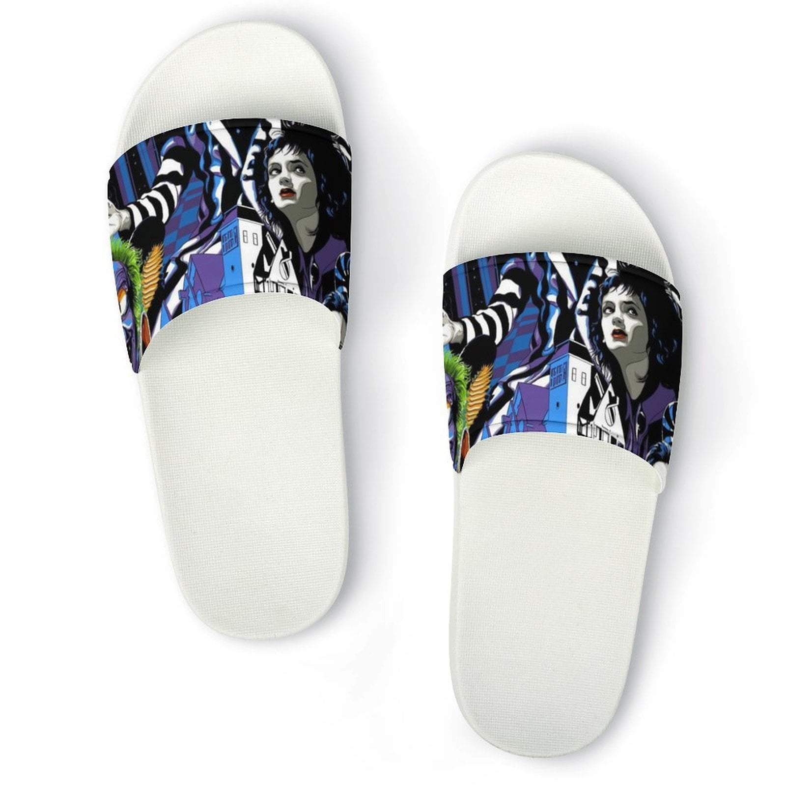 Beetlejuice Home Slippers Unisex House Sandals Breathable PVC Slides ...