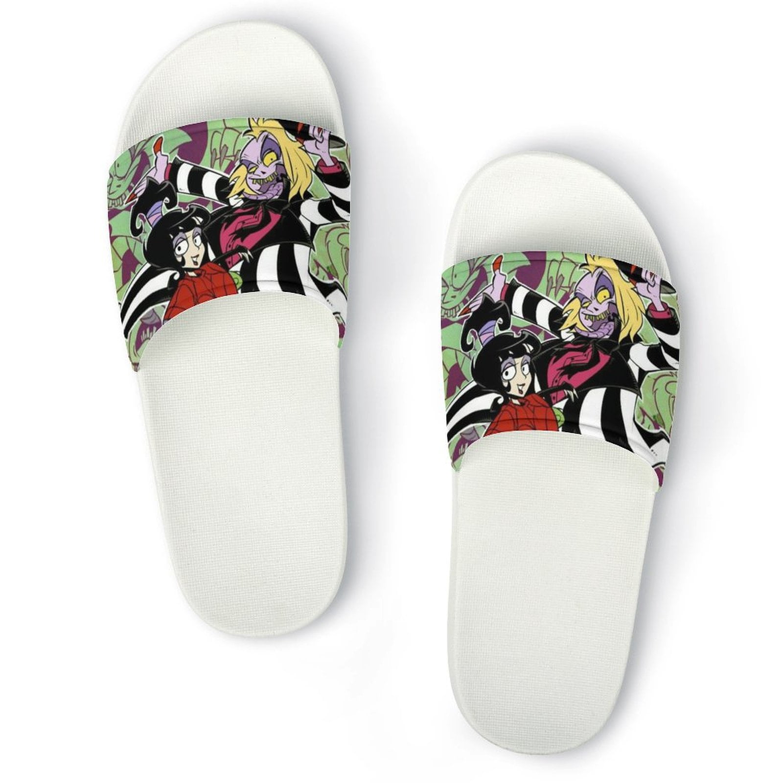 Beetlejuice Home Slippers Unisex House Sandals Breathable PVC Slides ...