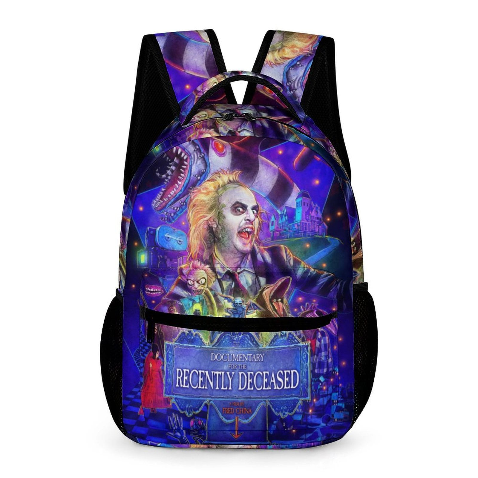 Beetlejuice Backpacks Cute School Bag Bookbag Casual Daypack Outdoor ...