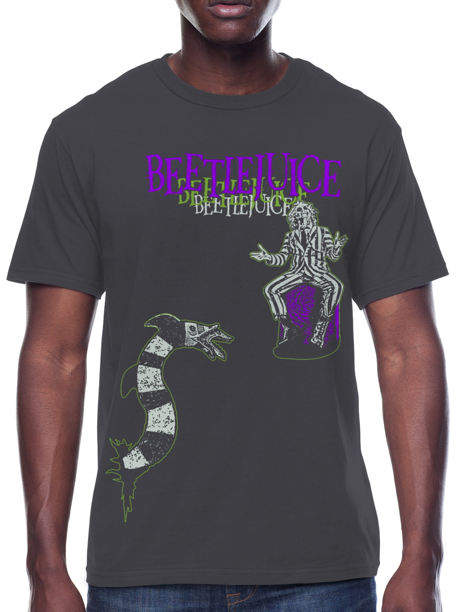 Beetlejuice, Men's Apparel Graphic T-Shirt, Strange And Unusual, Sizes ...