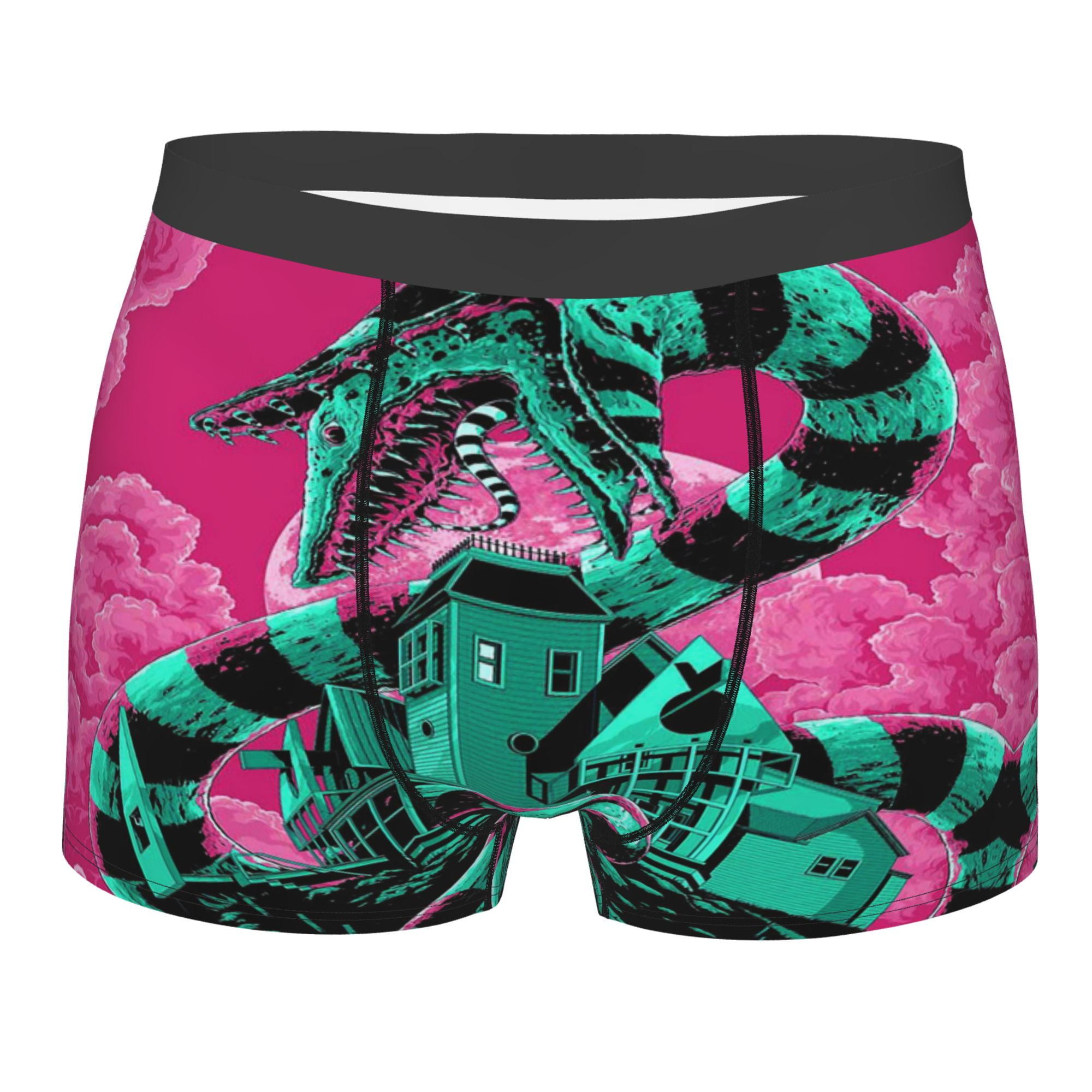 Beetlejuice Men's Boxer Briefs Breathable Underwear Stretch Pantie ...