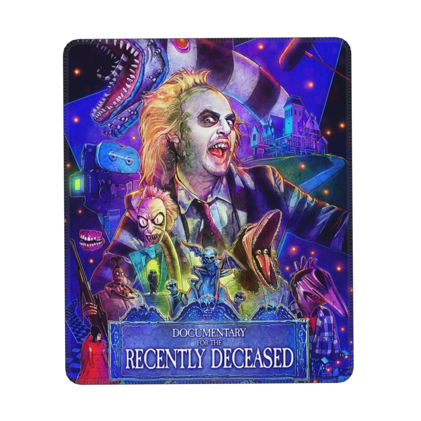 Beetlejuice Mousepad Non-Slip Rubber Base Computer Mouse Pads 7.9 X 9.5 ...