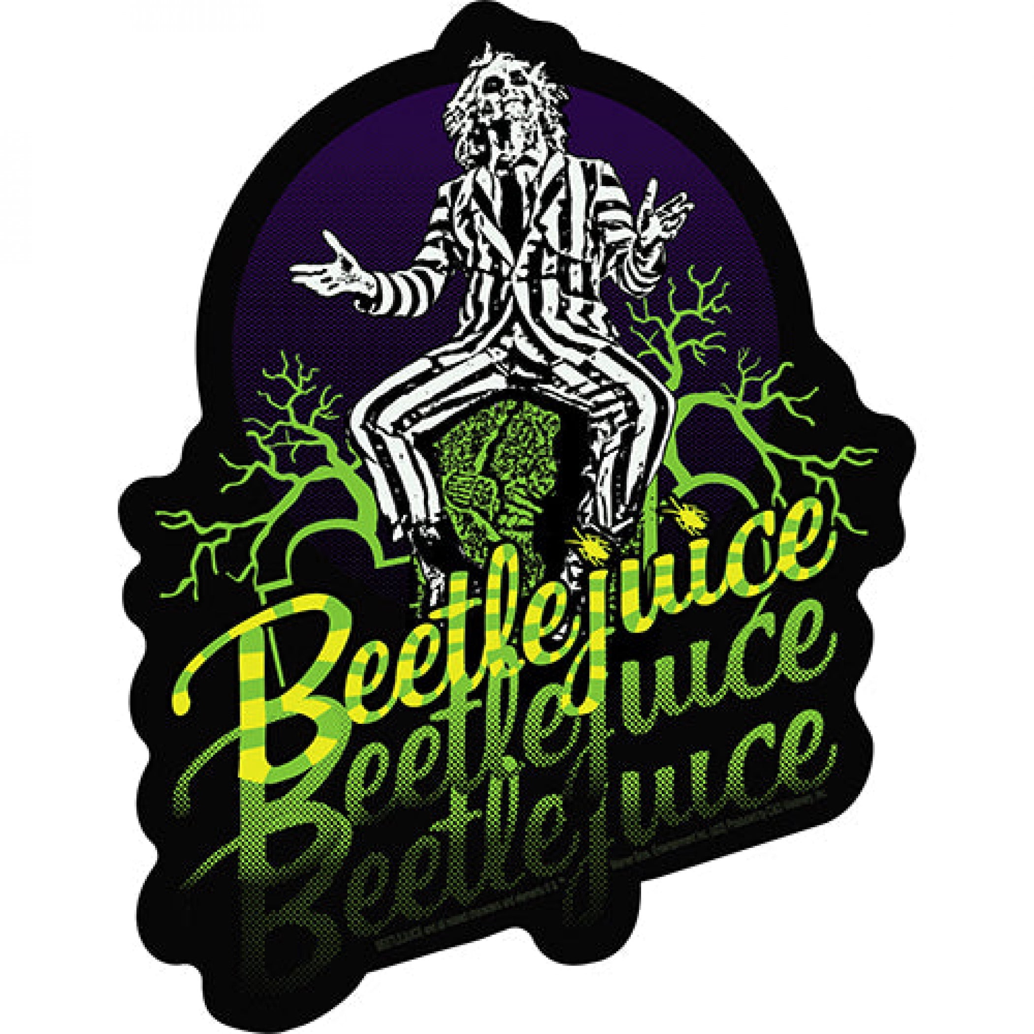 Beetlejuice Logo Sticker - Walmart.com