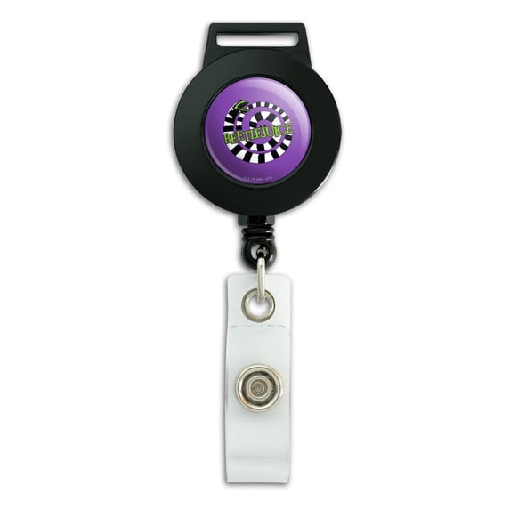 Beetlejuice Sandworm Logo Lanyard Retractable Reel Badge ID Card Holder ...